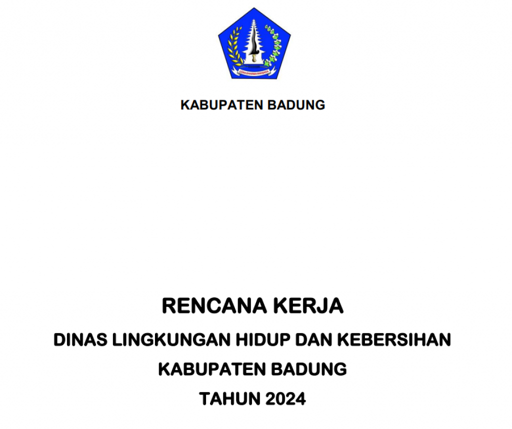 RENJA DLHK 2024 | Dislhk Badung